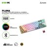 RAKK Pluma and Trimode 68 Keys RGB White and Black Wireless Bluetooth 5 ...