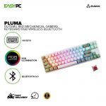RAKK Pluma and Trimode 68 Keys RGB White and Black Wireless Bluetooth 5 ...