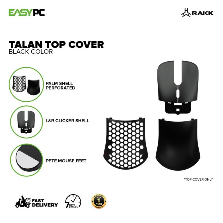 RAKK Talan Black/White Wireless Gaming Mouse - Rakk