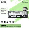 RAKK PIRAH Wireless Gaming Keyboard Black Hot swappable Socket 65% ...