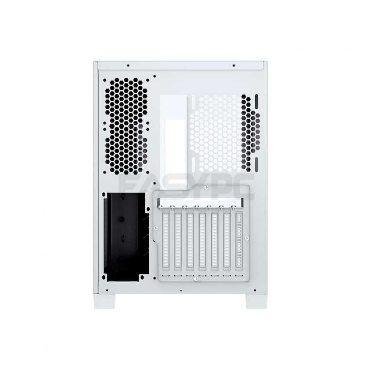 RAKK HAMRUS Gaming PC Mid Tower Case White Support E-ATX up to 275 mm ...