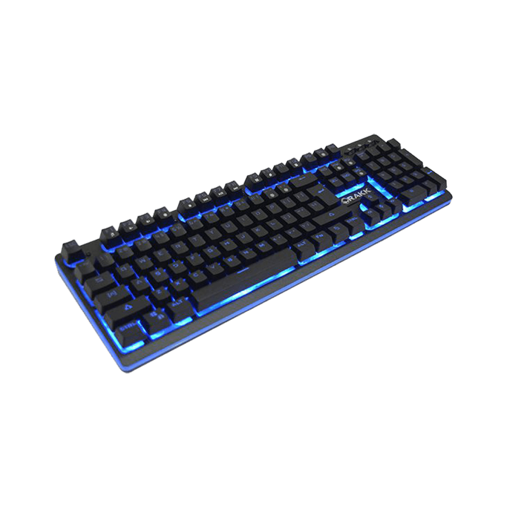 Rakk Mua Illuminated Plunger Gaming Keyboard Blue - Rakk