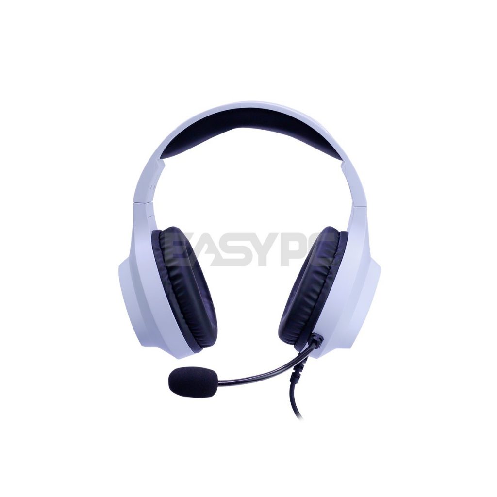 RAKK HUNI Wired RGB Black and White Gaming Headset - Rakk