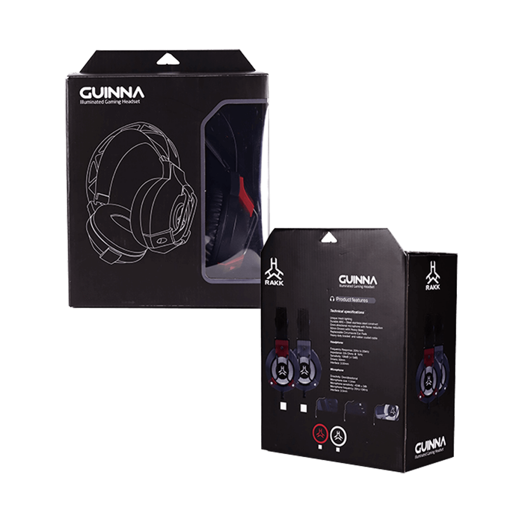 Rakk Guina Illuminated Gaming Headset Box - Rakk
