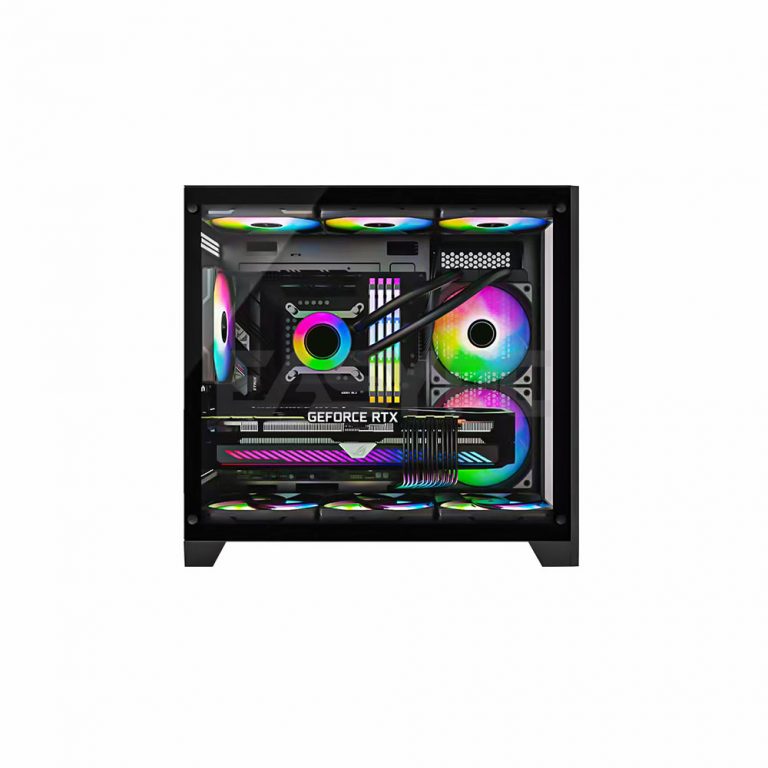 RAKK HAMRUS-M Clear Tempered Glass Gaming PC Case - Rakk