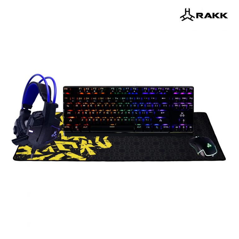 RAKK ILIS Type-C 96 Keys Mechanical Gaming Keyboard RGB Outemu Red and ...
