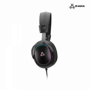 RAKK SONIDO 7.1 Virtual Surround RGB Gaming Headset USB Black - Rakk