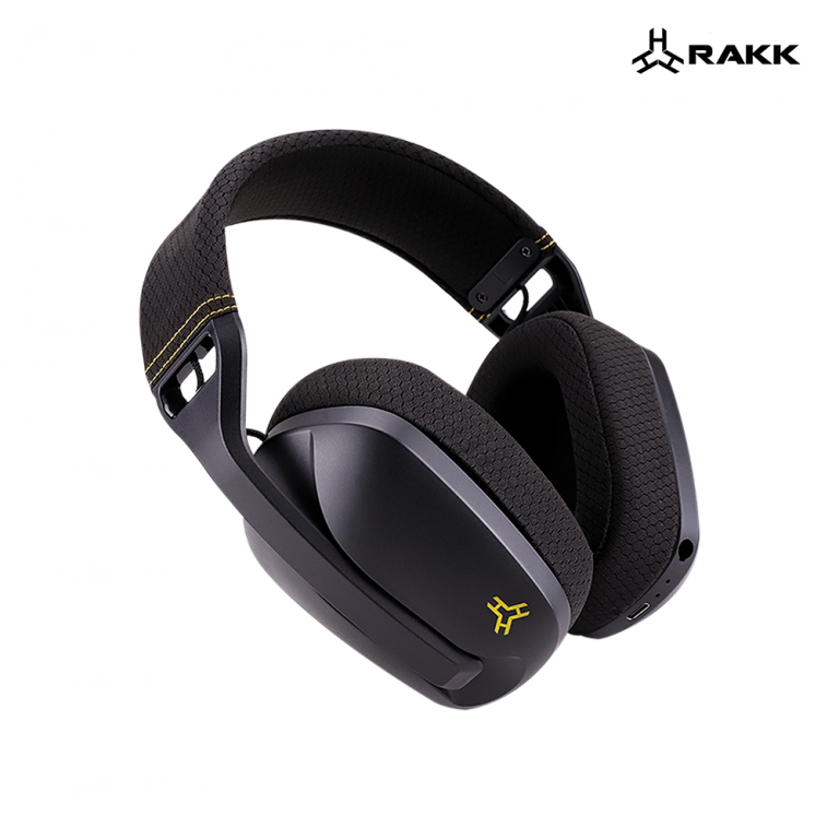 RAKK LIMAYA + Trimode RGB Gaming Wireless Headset Black - Rakk