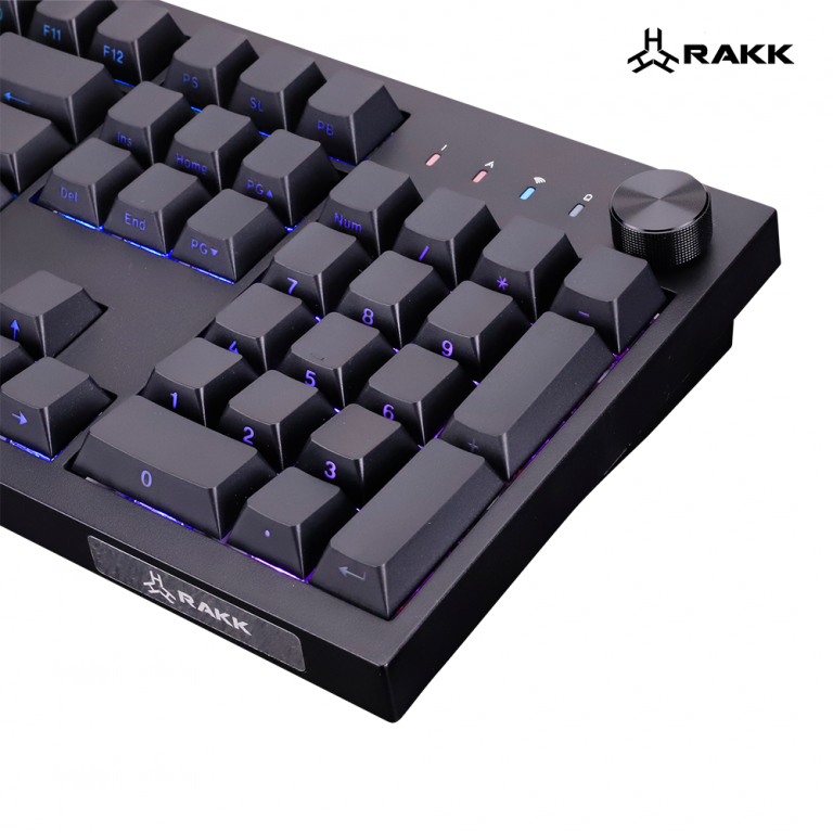 RAKK KIMAT XT3 Huano Yellow, Grey Gradiant Trimode Mechanical Keyboard ...